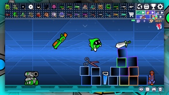 Geometry Dash - SUPER WEAPONS AND SWORDS (von JellyLab) - Kostenlos ...