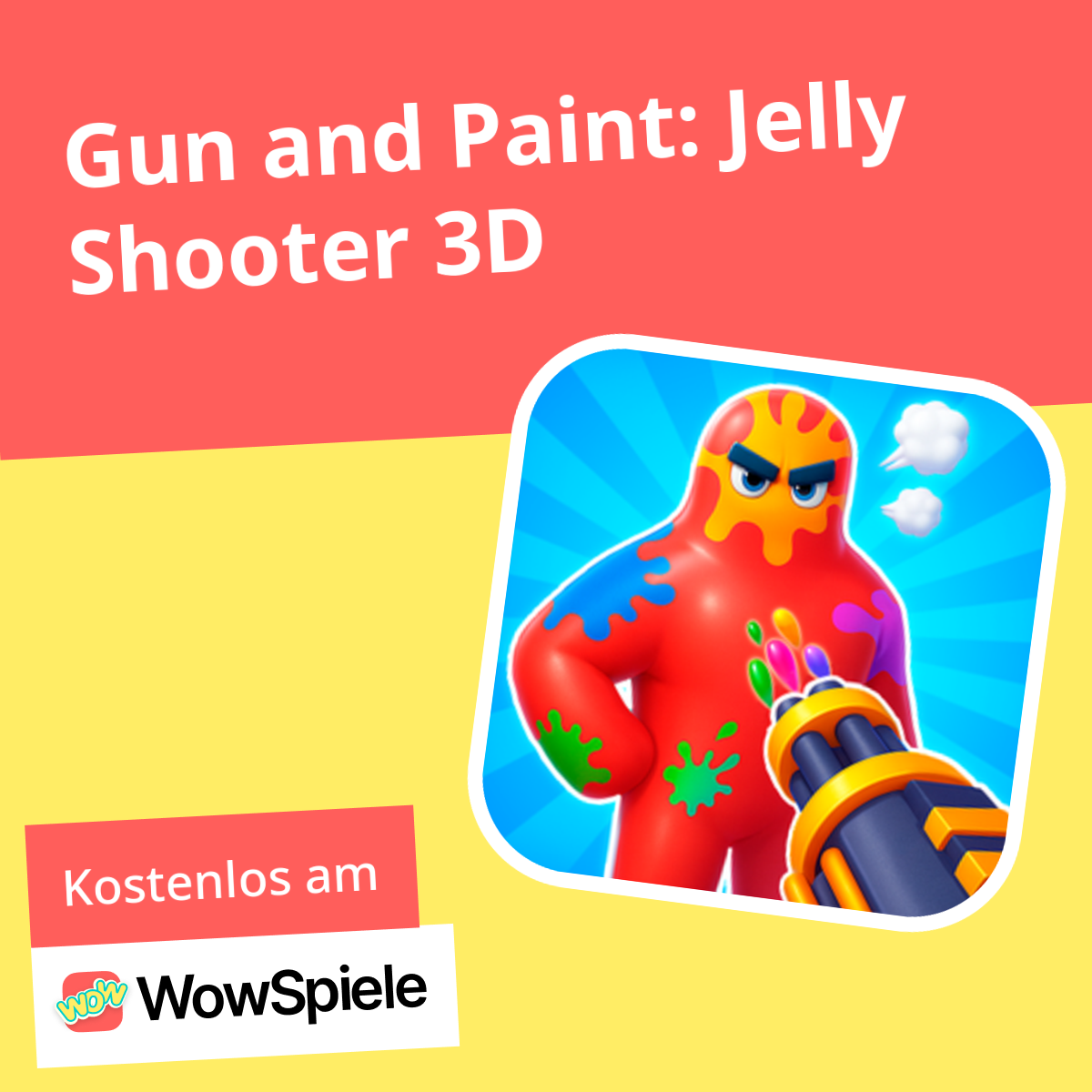 Gun and Paint: Jelly Shooter 3D - Kostenlos spielen | WowSpiele