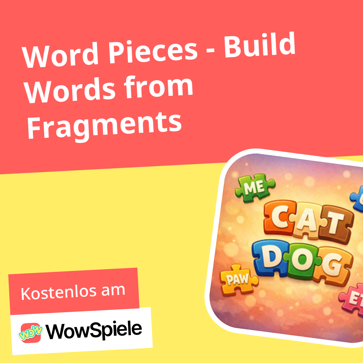 Word Pieces - Build Words from Fragments (von Neirogame Labs ...