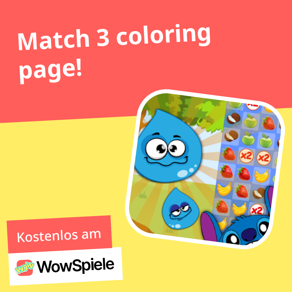 Match 3 coloring page! (von NewNSoft) - Kostenlos Spielen | WowSpiele