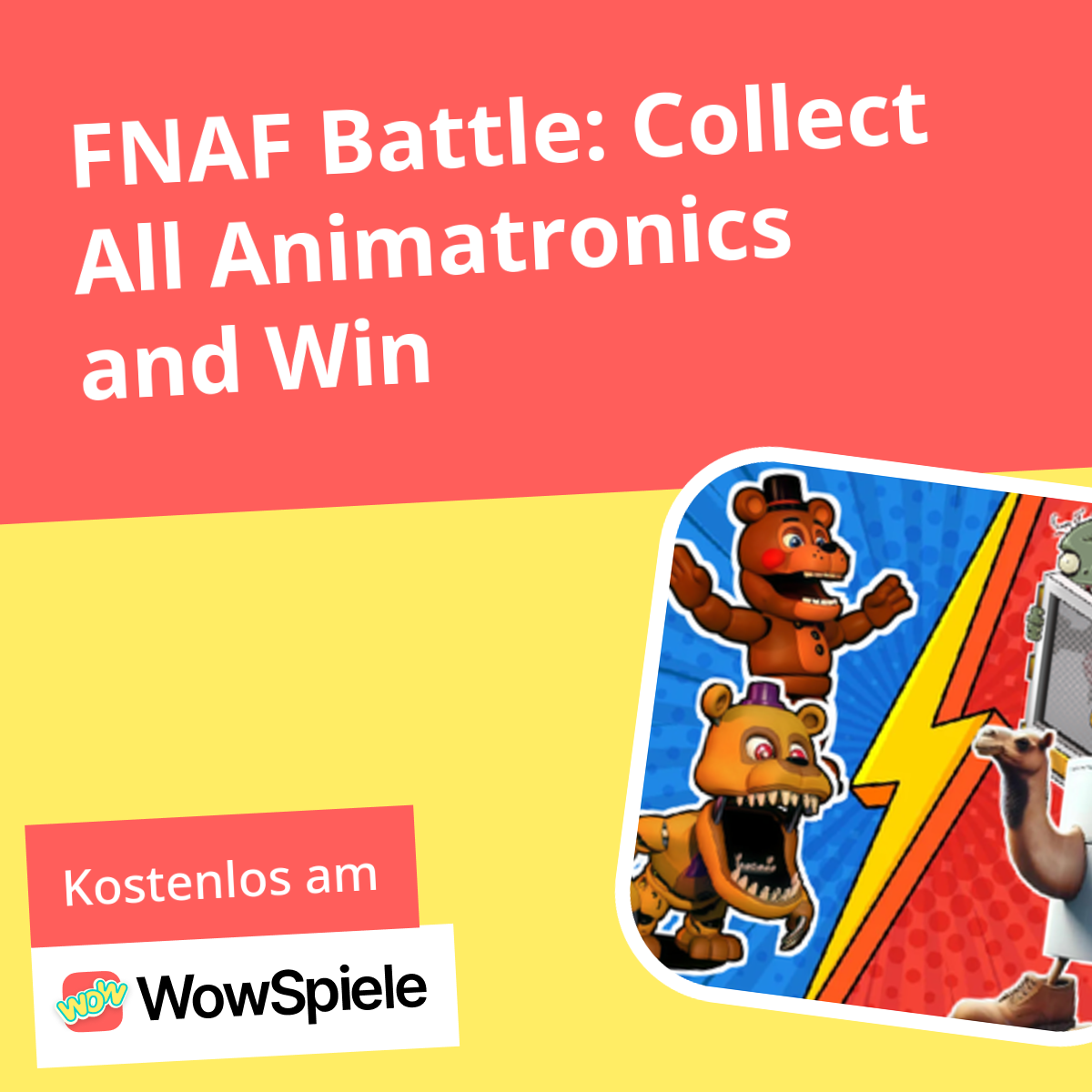 FNAF Battle: Collect All Animatronics and Win (von Pixoit) - Kostenlos ...