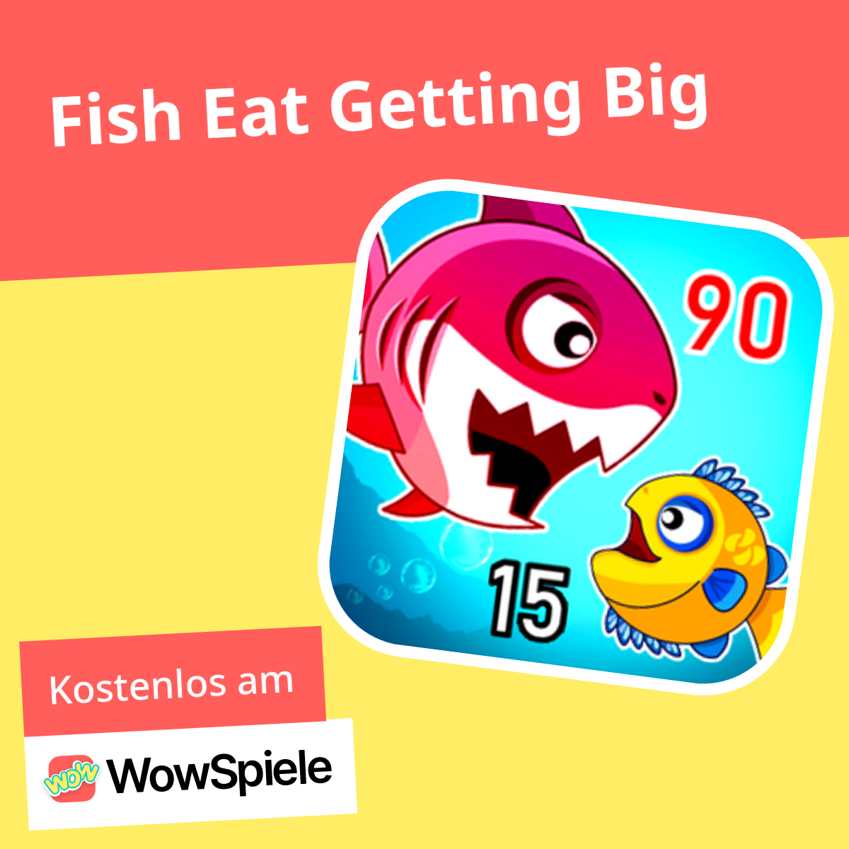 Fish Eat Getting Big (von RHM Interactive) - Kostenlos Spielen | WowSpiele