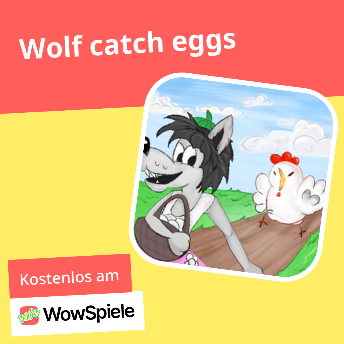 Wolf catch eggs - Kostenlos spielen | WowSpiele