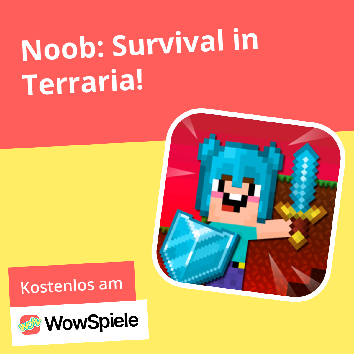 Noob: Survival in Terraria! (von R.R.GAMES) - Kostenlos Spielen | WowSpiele
