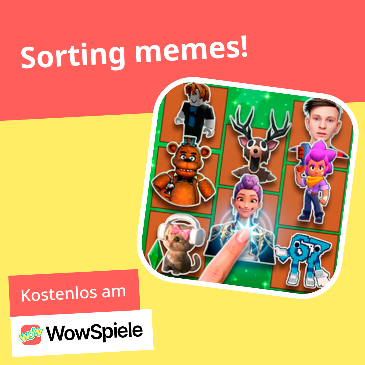 Sorting memes! - Kostenlos spielen | WowSpiele