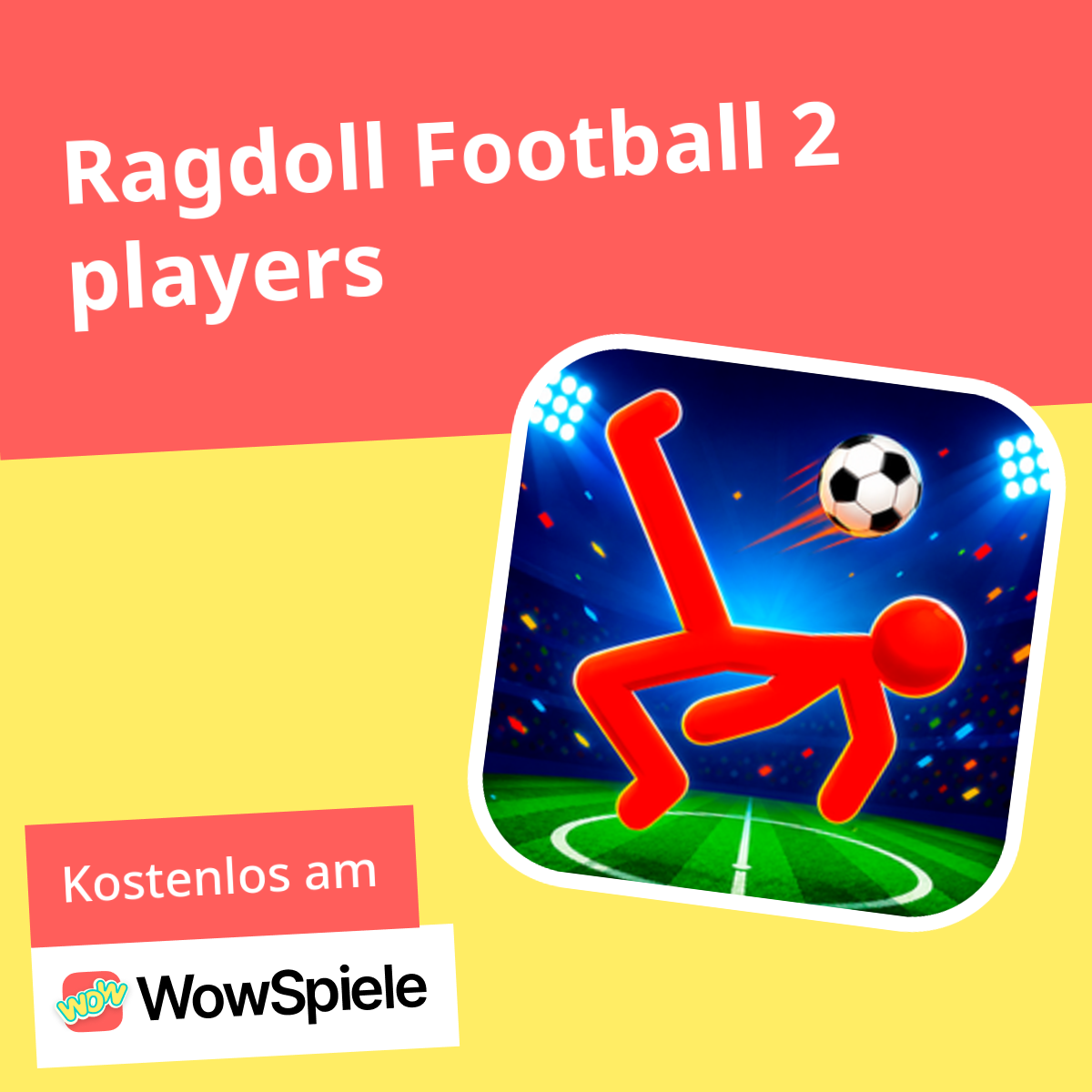 Ragdoll Football 2 players (von X7 GAMES) - Kostenlos Spielen | WowSpiele
