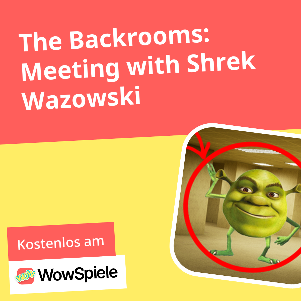 The Backrooms: Meeting with Shrek Wazowski - Kostenlos spielen | WowSpiele