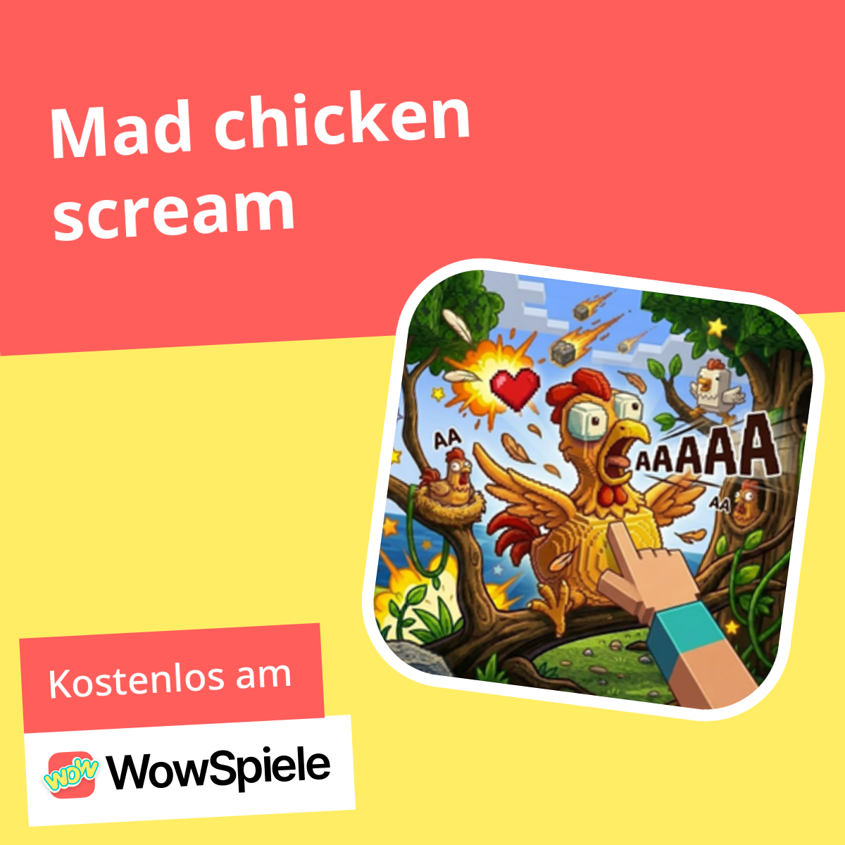 Mad chicken scream - Kostenlos spielen | WowSpiele
