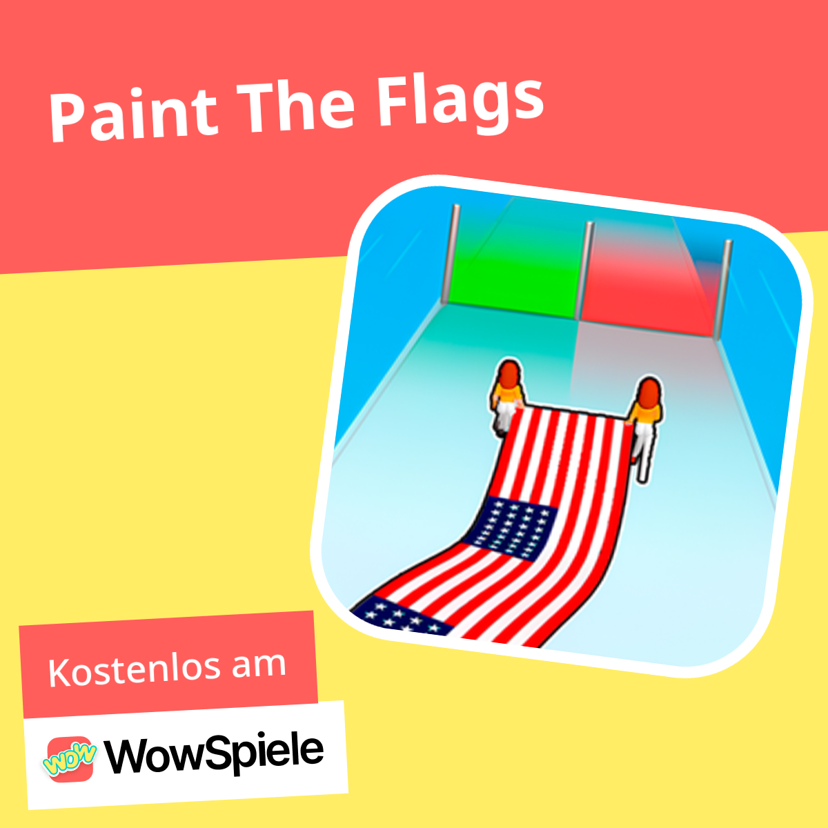 Paint The Flags (von Pocket Snake) - Kostenlos Spielen | WowSpiele