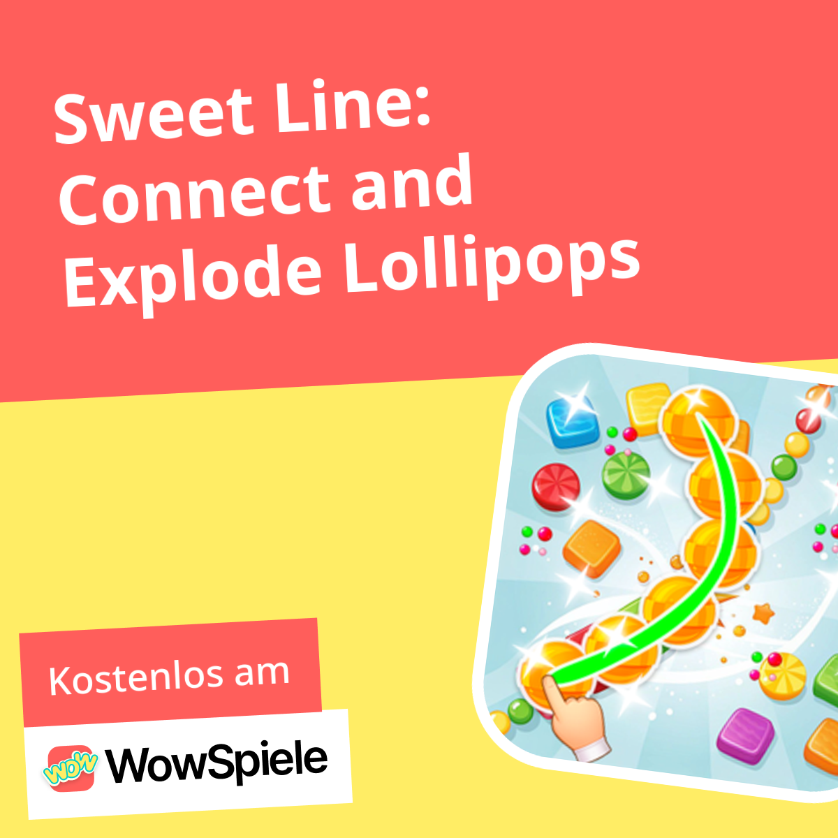 Sweet Line: Connect and Explode Lollipops (von SidGameStudio ...